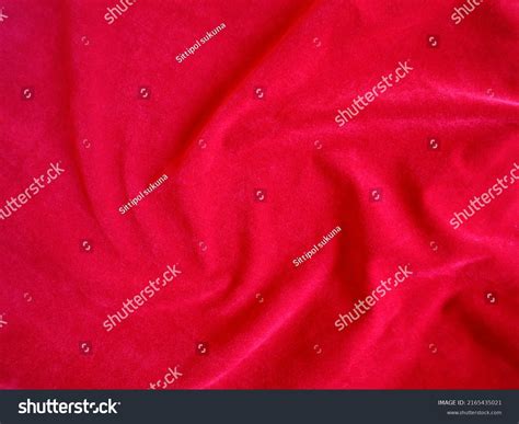 Red Velvet Fabric Texture Used Background Stock Photo Shutterstock