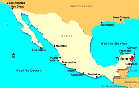 Tulum Mexico Map Style With Nihan