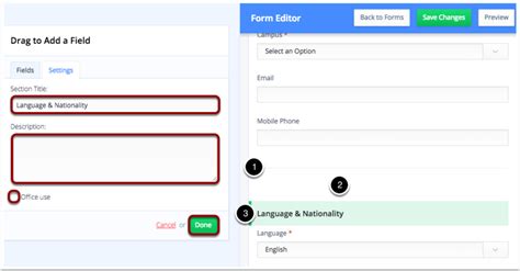 Editing Form Layout And Text OpenApply Help Centre