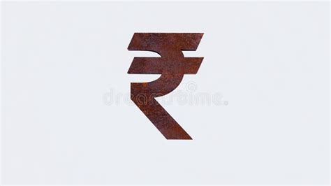 Indian Rupee Rustic Sign D Rendering D Illustration Stock Illustration Illustration Of
