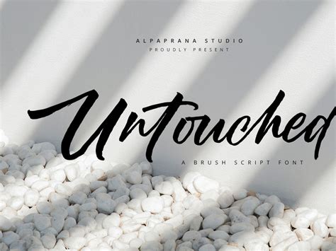 Untouched Brush Script Font By Alpaprana Studio EpicPxls