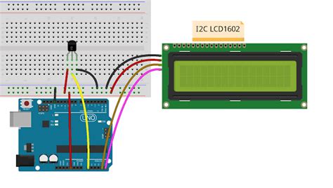 Arduino Temperature Sensor And Lcd Display