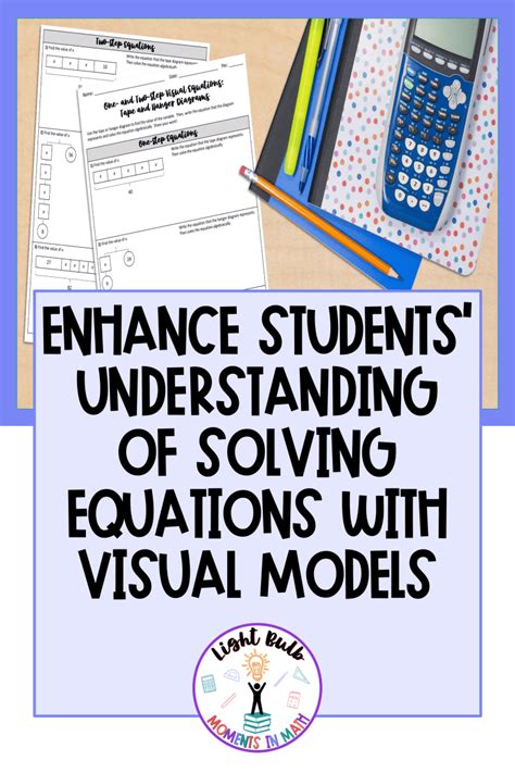 Enhance Students Understanding Of Solving Equations With Visual Models