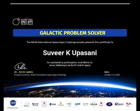 participating in a nasa hackathon was an exceptionally enriching and
