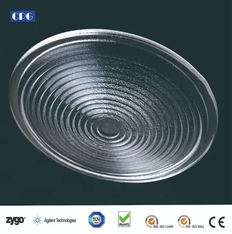 254mm Photo Etching Optical Glass Positivenegative Fresnel Lens Plano Concave Lens And