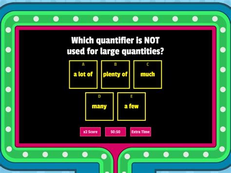 Quantifiers Gameshow Quiz