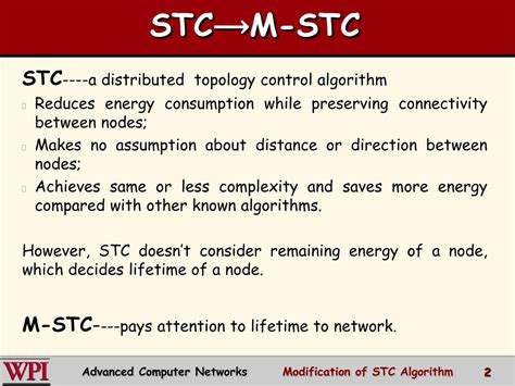 ppt modification of stc algorithm powerpoint presentation free