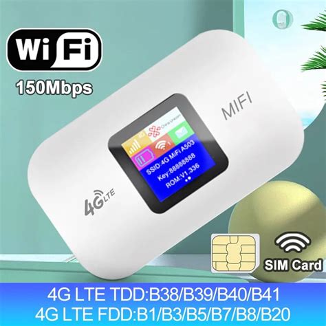 WiFi Pocket Router Portable 4G LTE Wireless Mobile Router MIFI 2G 3G 4G Pocket Router Daraz Lk