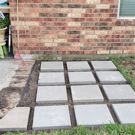 Install Flagstone Pavers With Grass