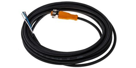 Ifm Electronic Female M12 To Free End Sensor Actuator Cable 4 Core 5m Rs Components Indonesia