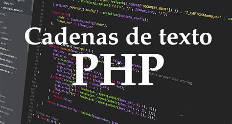 cadenas de texto en php tutobasico