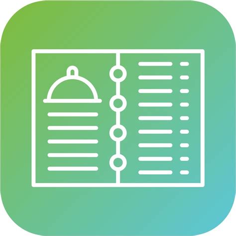 Premium Vector Vector Design Menu Card Icon Style