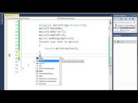 How To Use ArrayList In C YouTube