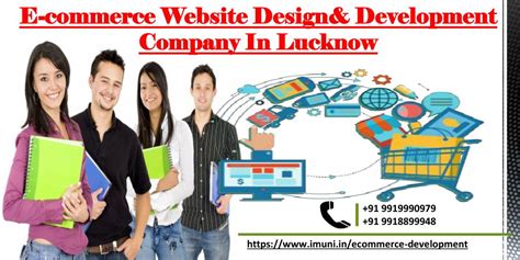 PPT E Commerce Website Design Development Company In Lucknow PowerPoint Presentation ID
