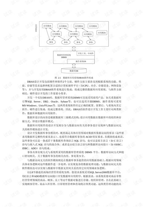 数据库应用系统生命周期模型及商场经营管理系统设计与开发 CSDN文库