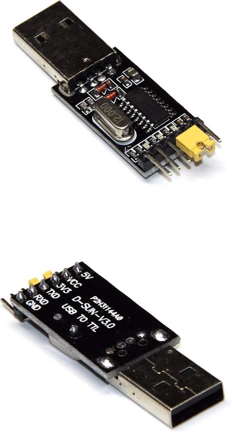 Tecnoiot Usb To Ttl Converter Uart Module Ch340g Ch340 3 3v 5v Switch Cable Bigamart