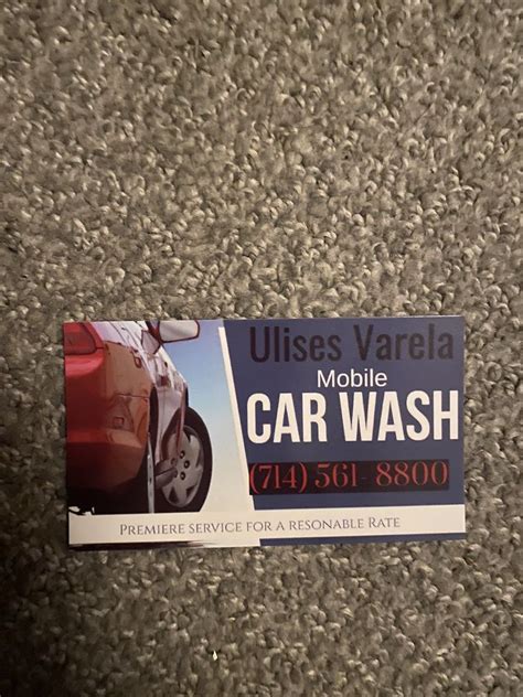 Ulises Varela Mobile Car Wash Updated February 2026 Request A Quote