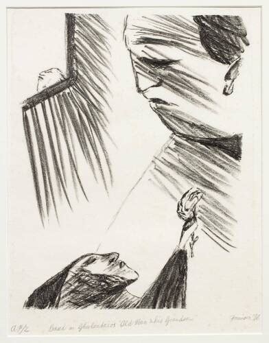 Tony Fomison Based On Ghirlandaios Old Man And His Grandson