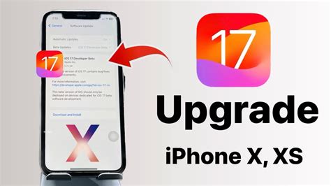 How To Upgrade Ios 17 Update On Iphone X [ios 17 Beta Download On