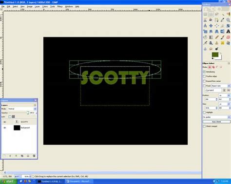 Text Reflection Scott Photographics Free Photography GIMP Photoshop Tutorials
