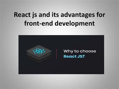PPT React Js And Its Advantages For Front End Development PowerPoint Presentation ID