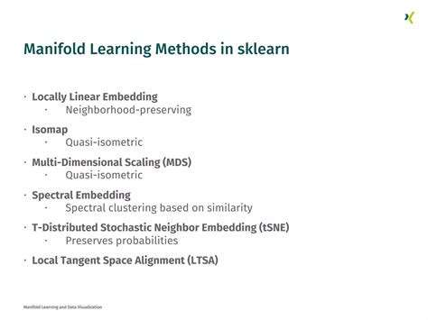 Manifold Learning And Data Visualization Pdf