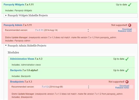 Distribution Update Status Manager Drupal Org