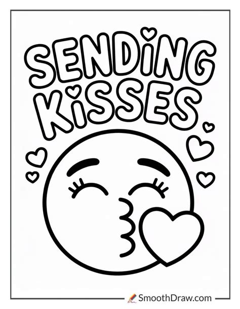 77 Emoji Coloring Pages Free Printables