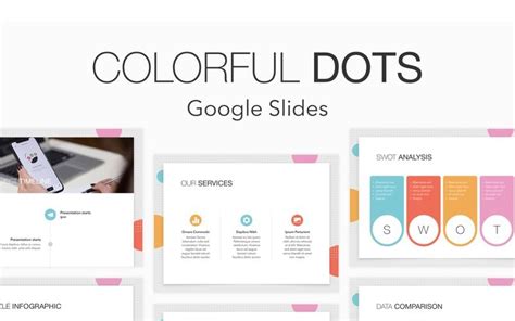 Colorful Dots Google Slides TemplateMonster