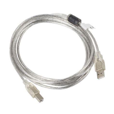 Lanberg Cable Usb A A Usb B M Negro Transparente Ca Usba Cc Tr Quickhard