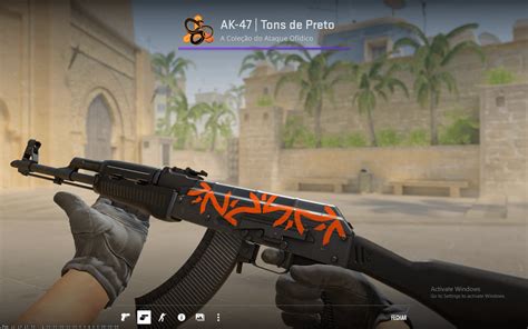 My New Ak Black Shades Craft Fanatic Flames R Cs2