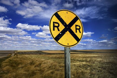 Crews Upgrading Railroad Crossing Advance Warning Signs News