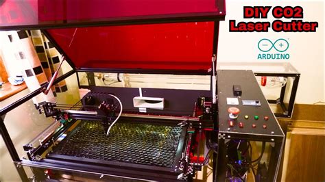 Diy Co2 Laser Cutter Build Open Source Grbl Esp32arduinodlc32 Youtube