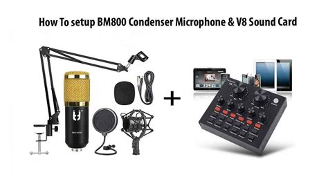 Best 12 How To Setup Bm800 Condenser Microphone And V8 Sound Card Best Microphone For