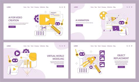 Ai Integration Set Vector Illustration 42114963 Vector Art At Vecteezy