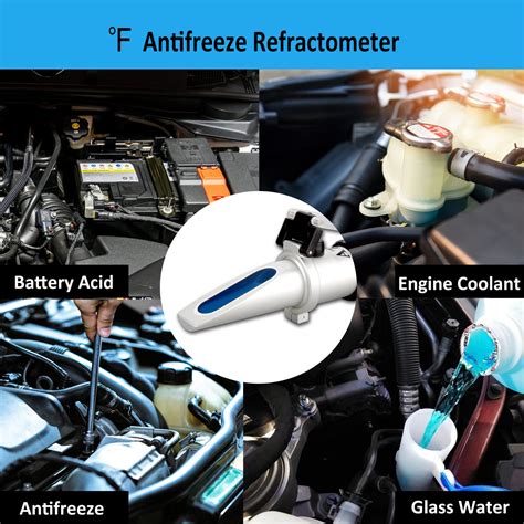 3 In 1 Antifreeze Refractometer In Fahrenheit Antifreeze Coolant Tester