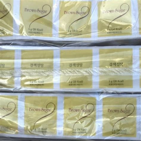 백설 일회용 갈색설탕 티슈가 5g 1000개 에누리 가격비교