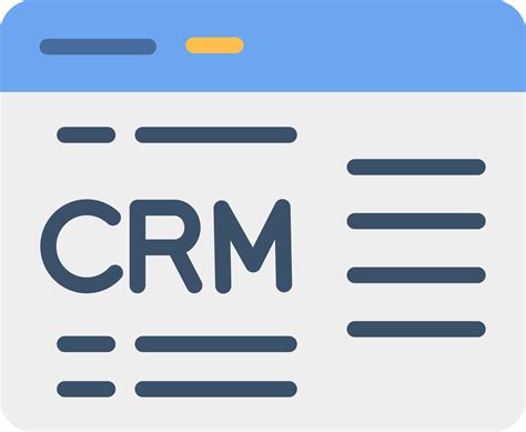 Crm Vector Icon Design 16380954 Vector Art At Vecteezy