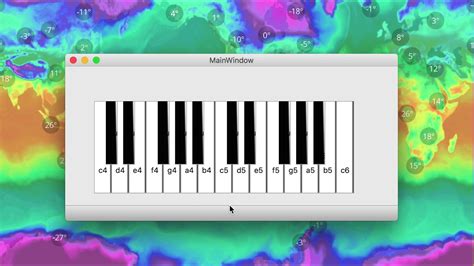 Basic Piano Gui In Pyqt5 Part 1 Youtube