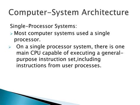Computer System Architecture Pptx Operating Systems Computer Software And Applications