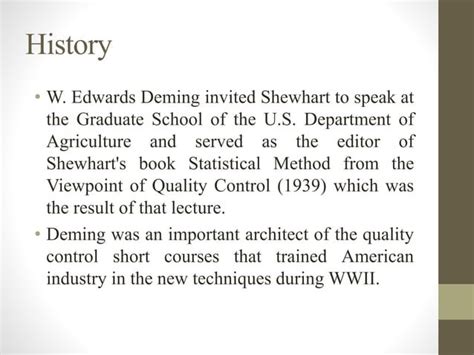 Statistical Quality Control Introduction Pptx