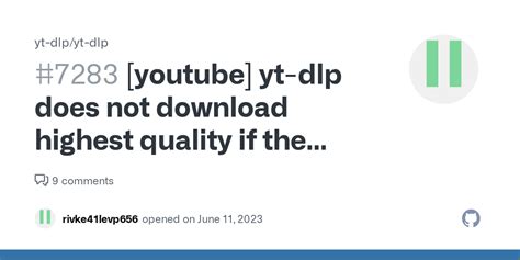 Youtube Yt Dlp Does Not Download Highest Quality If The Premium Format Is Throttled Issue