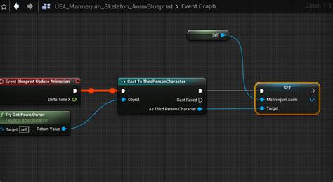 how to connect animation blueprint to pawn unreal engine 4 level