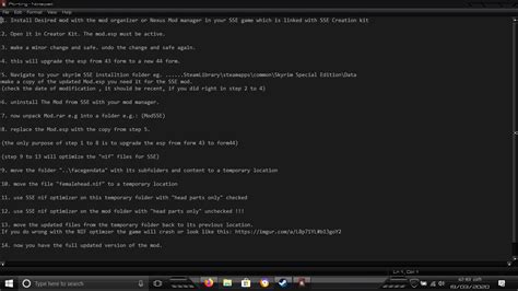 Quick Porting Guide For Skyrim Special Edition Downloads Skyrim