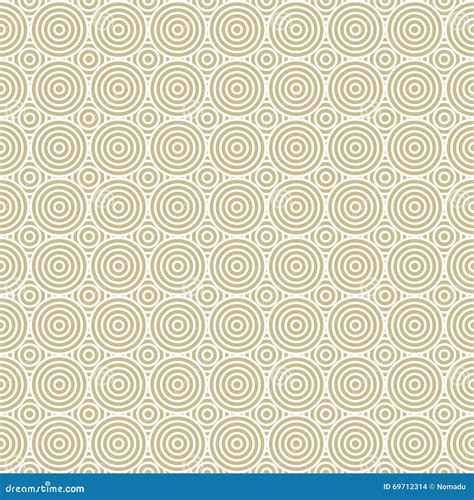 Seamless Abstract Circles Pattern Texture Stock Vector Illustration Of Backdrop Tile