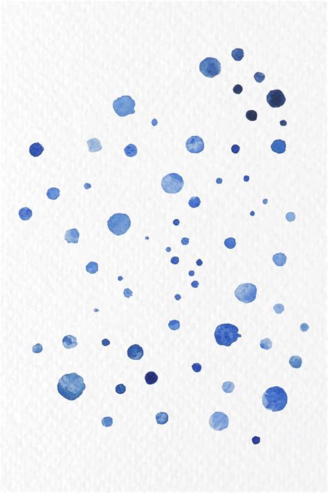 Premium Vector Blue Watercolor Blobs Vector