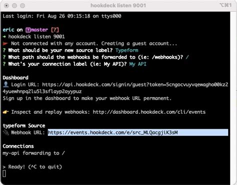 How To Receive Typeform Webhooks On Your Localhost Hookdeck