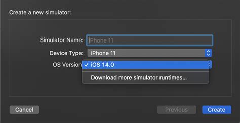Xcode Xcode Download More Simulators Runtime Is Empty Stack Overflow