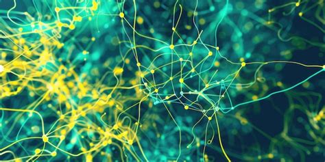 Artistic Neural Network Visuals With Vibrant Colors And Intricate Patterns For A Futuristic