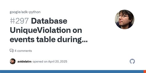 Database Uniqueviolation On Events Table During Streaming With Multi